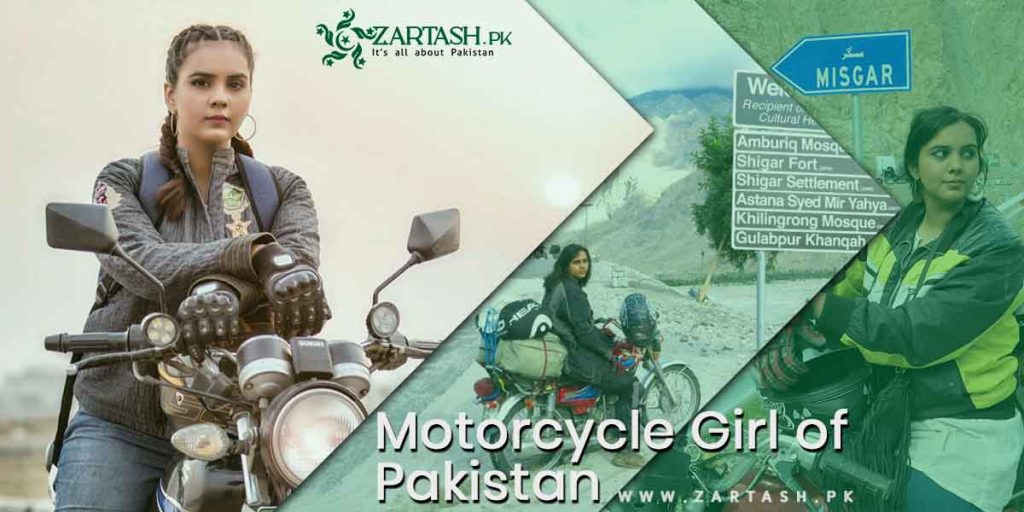Motorcycle Girl of Pakistan - Zartash Pakistan